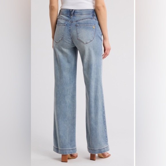Democracy | Jeans | Democracy Light Blue High Waist Wide Leg Jeans Size ...